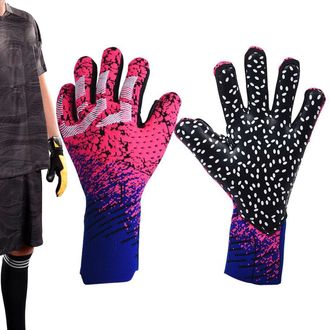 Generic Fu&szlig;ball-Torwarthandschuhe | Professionelle Fu&szlig;ball-Torwarthandschuhe, rutschfeste Torwarthandschuhe mit Fingerhalterung f&uuml;r professionelle und Hobbysp