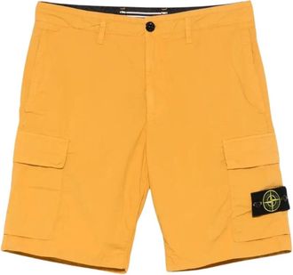 Stone Island Homme, Shorts, Jaune, Taille: W32 Bermuda Regular