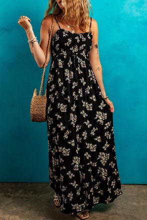 Azura Exchange Blumen-Maxi-Kleid &Auml;rmellos