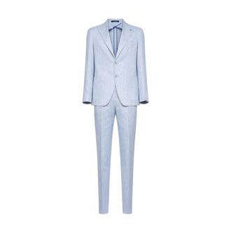 Tagliatore Montecarlo Einreiher Anzug - - Suits - Herren - Blau - S