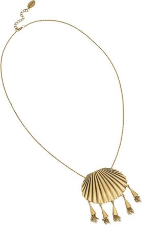Twinset Collier avec pendentif coquillage - Femme - Accessoires - Jaune - Taille: ONE Size