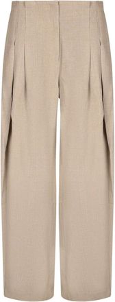 Iro Iro, Femme, Pantalons, Vert, Taille: 40 FR Pantalon Pliss&eacute;