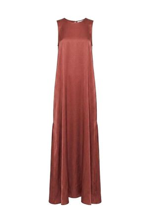 PESERICO Robe Au Genou - Rouge