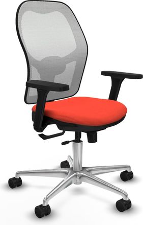 Piqueras y Crespo Chorquera Arbeitsstuhl mit 3D-Armen, h&ouml;henverstellbare Lendenwirbelst&uuml;tze, ausgestattet mit Syncro/Traslack und injiziertem Schaum, mit Rollen von 65 