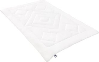 Irisette Noblesse leichte Sommerdecke - Produziert in Deutschland - Steppdecke mit Bezug aus reiner Baumwolle, 155 x 220 cm, Öko-Tex zertifiziert