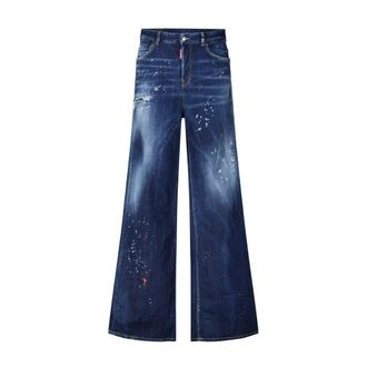 Dsquared2 Wide Leg Traveller Jeans - - Jeans - Damen - Blau - M