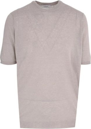 Lardini Homme, Pulls, Beige, Taille: L T-shirt ras du cou