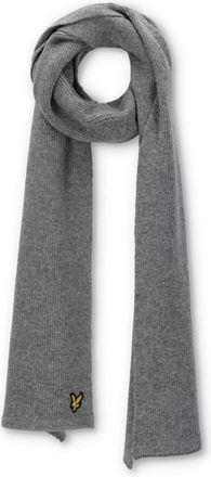 Lyle & Scott Racked Rib Schal - - Accessories - Herren - Grau - ONE SIZE