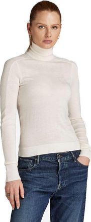 G-Star G-Star RAW Damen Core Slim Turtle Knit wmn, Beige (Eggnog D23678-B692-G076), XL