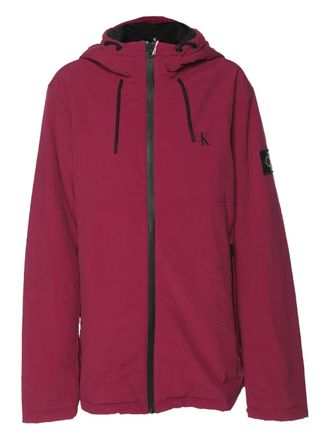 Calvin Klein veste &agrave; patch logo - Rose