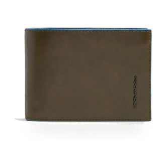Piquadro Portefeuille Bleu Carr&eacute; - Homme - Accessoires - Vert - Taille: ONE Size