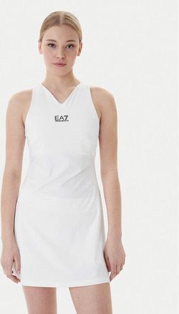 Emporio Armani Tenniskleid 7W000317 AF14524 U0002 Wei&szlig; Regular Fit