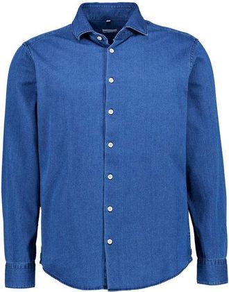 Seidensticker Seidensticker Herren Hemd blau Baumwolle