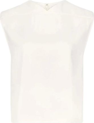 Loulou Studio Femme, Blouses et Chemises, Blanc, Taille: 40 FR Daika Top