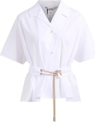 Max Mara Femme, Blouses et Chemises, Blanc, Taille: 38 FR Smmcarisma Shirt