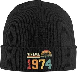 Generic Chapeau dHomme, num&eacute;ro de Coucher de Soleil Vintage de Montagne Hommes Femmes Unisex Chapeau tricot&eacute; Tuque Pull Pull Hiver Chaud Chaleureux Cadeau de 