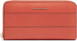 Piquadro Femme, Accessoires, Orange, Taille: ONE Size Portefeuille zipp&eacute; avec quatre compartiments