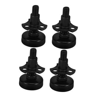 OSALADI 4 Stück Verstellbare Möbelfüße Schrauben und Werkzeug Höhenverstellbare Tischbeine und Stützfüße für Schränke Stühle Küchenmöbel Kratzfeste Nivellierf