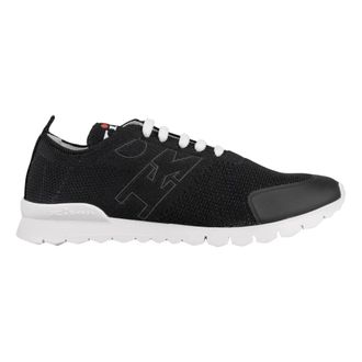 Kiton Homme, Chaussures, Noir, Taille: 42 1/2 EU Baskets Regular Textured 100% Handmade