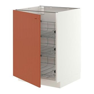 IKEA METOD Unterschrank mit Drahtk&ouml;rben