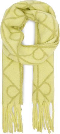 Calvin Klein Schal Calvin Klein Emblem Aop Brushed LV04D8072G Grün