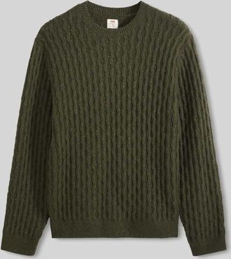 Levi's Relaxed Fit Pullover aus Baumwoll-Mix mit Woll-Anteil