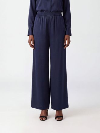 Max Mara Pantalon palazzo Volont&agrave; en soie &agrave; taille haute &eacute;lastiqu&eacute;e