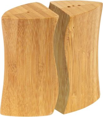 Westmark Salz- und Pfeffer-Streuer-Set, 2-tlg., Füllvolumen: je 15 ml, Bambus, Tapas + Friends, Hellbraun, 70062270