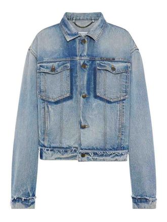 Maison Margiela Veste En Jean - Bleu