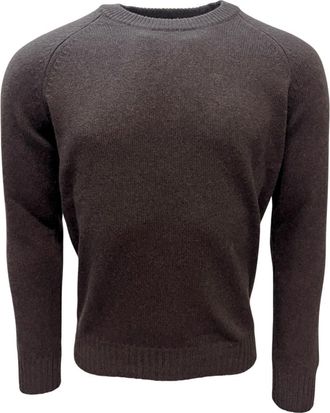 Gran Sasso Homme, Pulls, Brun, Taille: M Cashmere Round-neck 13185/15901