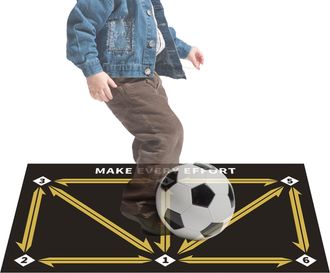 Generic Fussball-Trainingsmatte | Trainingsmatte f&uuml;r Fu&szlig;ballschritte | Fu&szlig;ball-Trainingsausr&uuml;stung | Hilfsst&uuml;tzen f&uuml;r das Fu&szlig;balltrainer, Ausr&uuml;stung