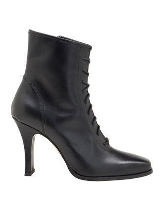 8 by YOOX LEATHER SQUARE-TOE ANKLE BOOTS