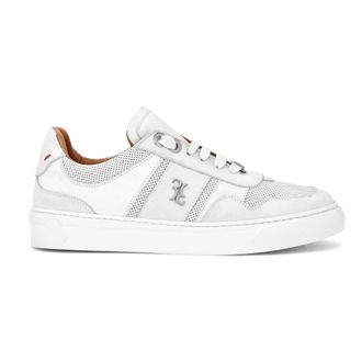 Billionaire Boys Club Homme, Chaussures, Blanc, Taille: 43 EU Nubuck Croco Printed Lo-Top Baskets