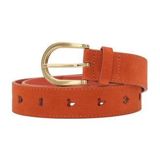 Fab By Fabienne Chapot Fabienne Chapot, Femme, Accessoires, Orange, Taille: 95 CM Cut It Out Heart Belt Suede