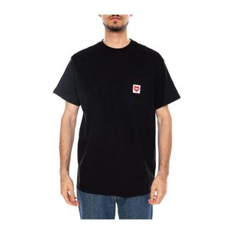 Carhartt Work in Progress Homme, Tops, Noir, Taille: 2XL T-Chemises