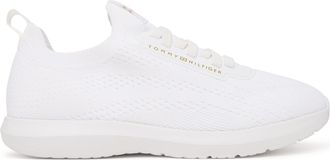 Tommy Hilfiger Sneakers Tommy Hilfiger Knit Extralight Runner FW0FW09112 Wei&szlig;