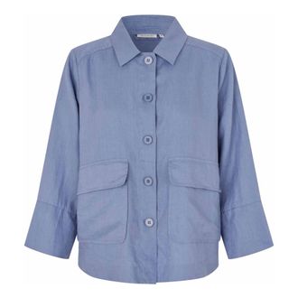 Masai Femme, Blouses et Chemises, Bleu, Taille: 40 FR Majurelle Linjakke