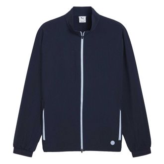 Puma Cypress Softshelljacke f&uuml;r Herren, Hochleistungsmaterial, Emblem (Marineblau)