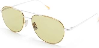 Cutler and Gross Goldene Sonnenbrille f&uuml;r den t&auml;glichen Gebrauch - - Accessories - unisex - Gelb - 56 MM