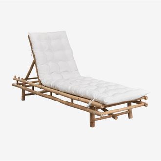Sklum Chaise longue en bambou Gossy SKLUM