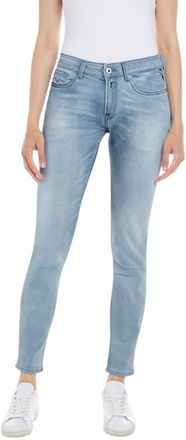 Replay Damen Jeans New Luz Skinny-Fit mit Comfort Stretch, Light Blue 010 (Blau), 24W / 28L