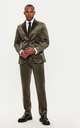 Jack & Jones Jack & Jones Anzug Velvet 12271528 Grün Slim Fit