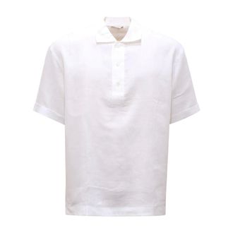 Paolo Pecora Chemise en lin - Homme - Tops - Blanc - Taille: 2XS