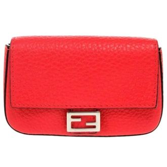 Fendi Pre-owned Visitenkartenetui - - Pre-owned - Damen - Rot - ONE SIZE