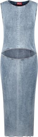 Diesel Knielanges Kleid - Blau