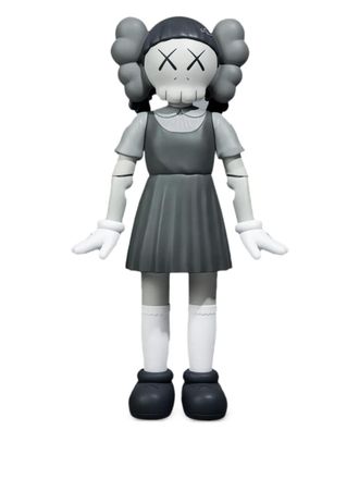 Kaws x Squid Game figurine Young-Hee Monotone - Gris