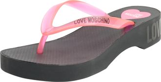 Love Moschino Damen Ja28064G0GI31604 Flipflop, Fuchsia, 36 EU