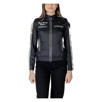 Blauer Leichte Jacke - - Jackets - Damen - Schwarzk - S