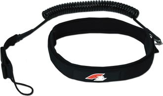 F2 Stand Up Paddling Leash H&uuml;ft Coiled Leash Schwarz 2024/25