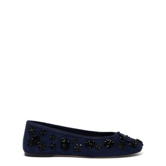 Stuart Weitzman Prima Bow Ballet - - Shoes - Damen - Blau - 37 1/2 EU